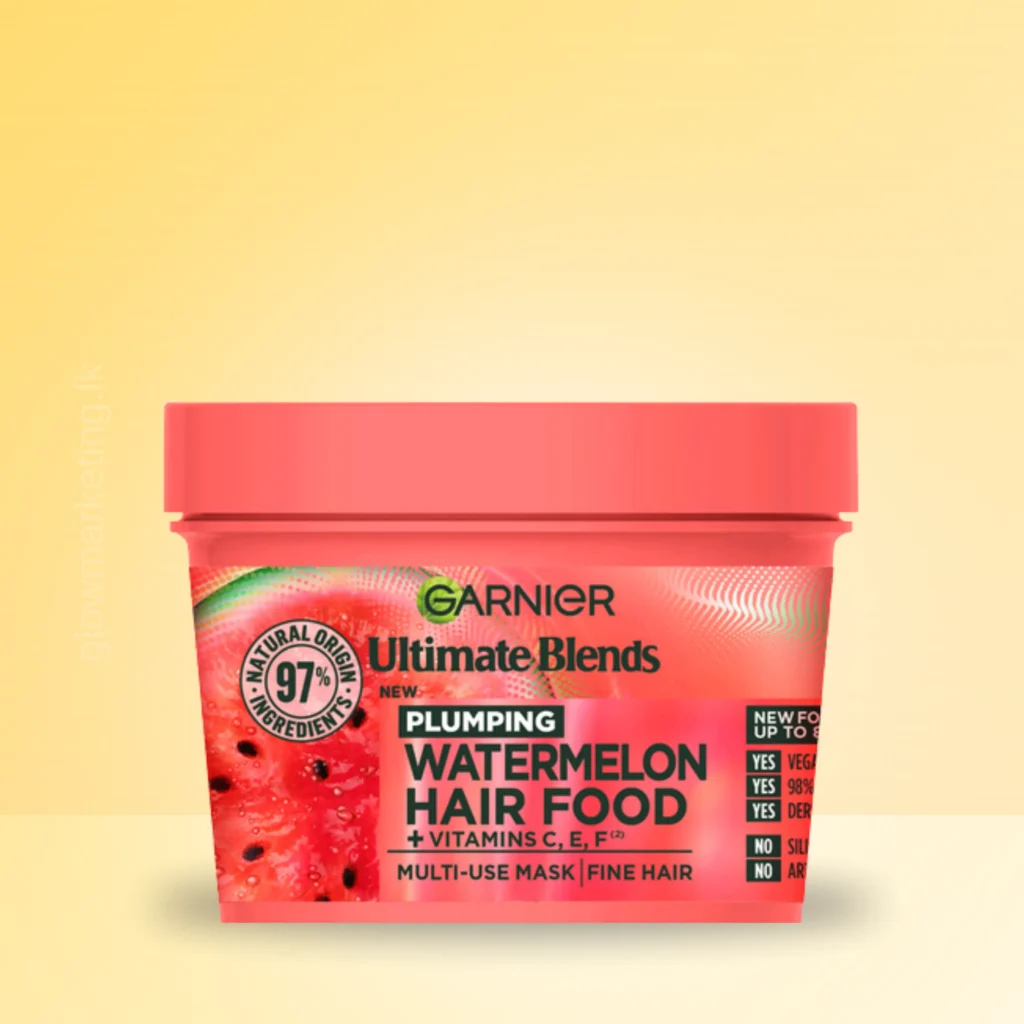 Garnier Hair Food Watermelon Mask 400ml – For Fine Hair