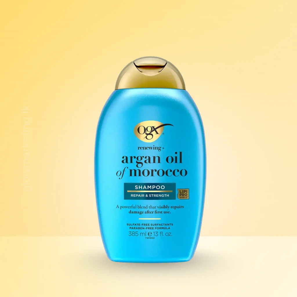 OGX Argan Oil Shampoo 385ml - Proven Smooth Hair| Sri Lanka