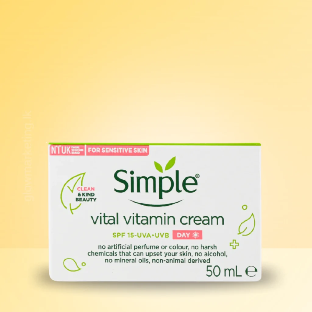 Buy Simple Day Cream SPF 15 Sri Lanka – Vital Vitamin Moisturizer 50ml
