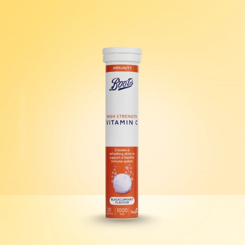 Vitamin C Tablets – Boots High Strength 1000mg Effervescent