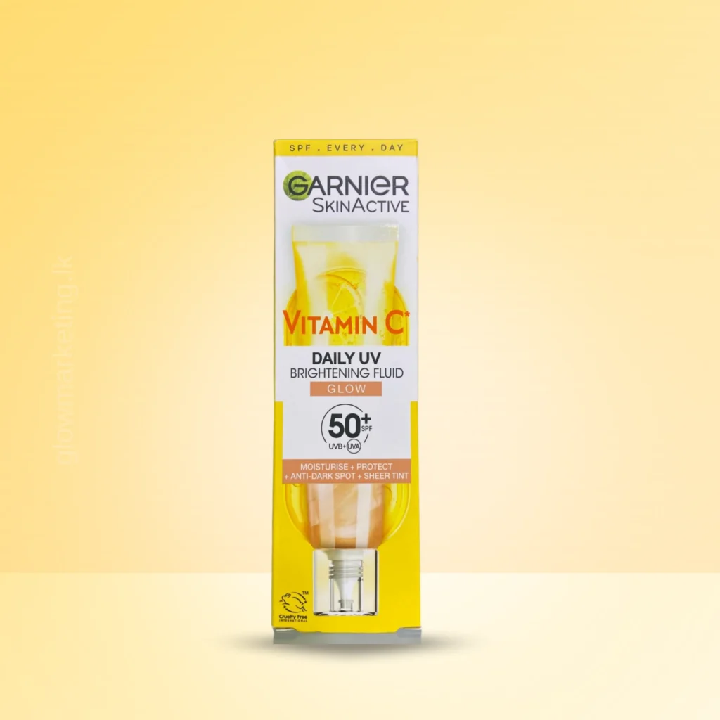 Garnier Glow UV Fluid SPF50+ With Vitamin C For Brightening