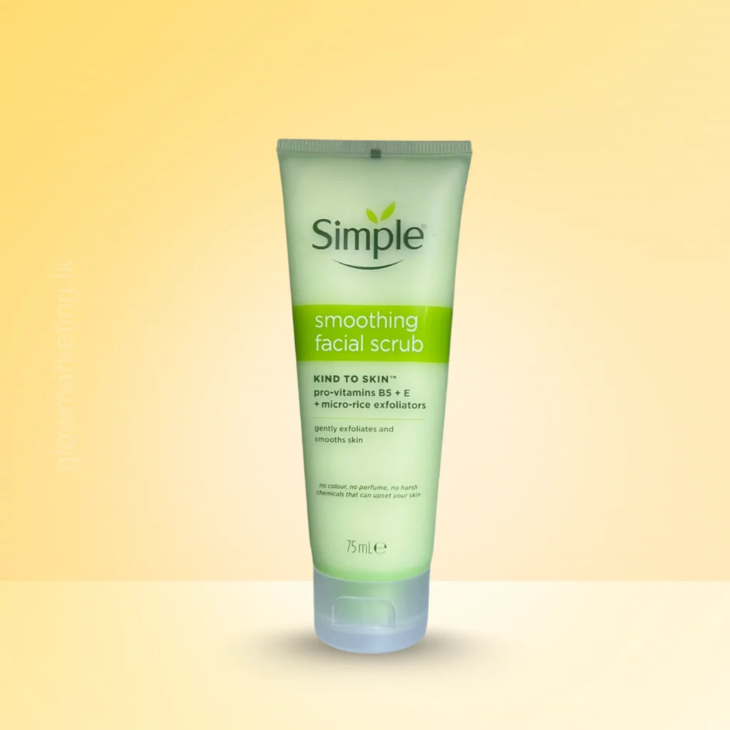 Simple Smoothing Facial Scrub 75ml – Gentle Exfoliating Face Wash For ...